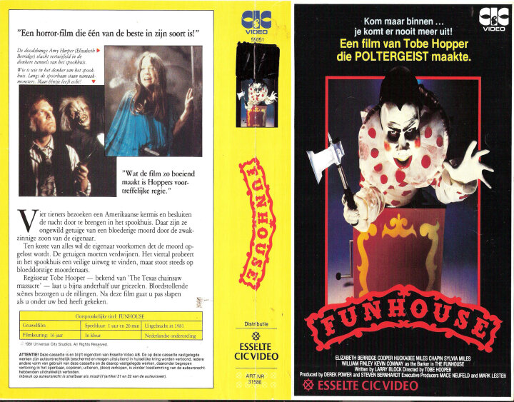 remember 80s b horror film 'the funhouse' i never saw it, and i saw a ...