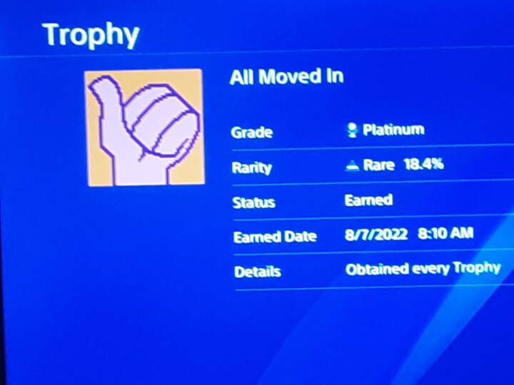 PS4 Unpacking Game Finally, my first Platinum and all hidden trophies ... PS4 Unpacking Game Finally, my first Platinum and all hidden trophies ...