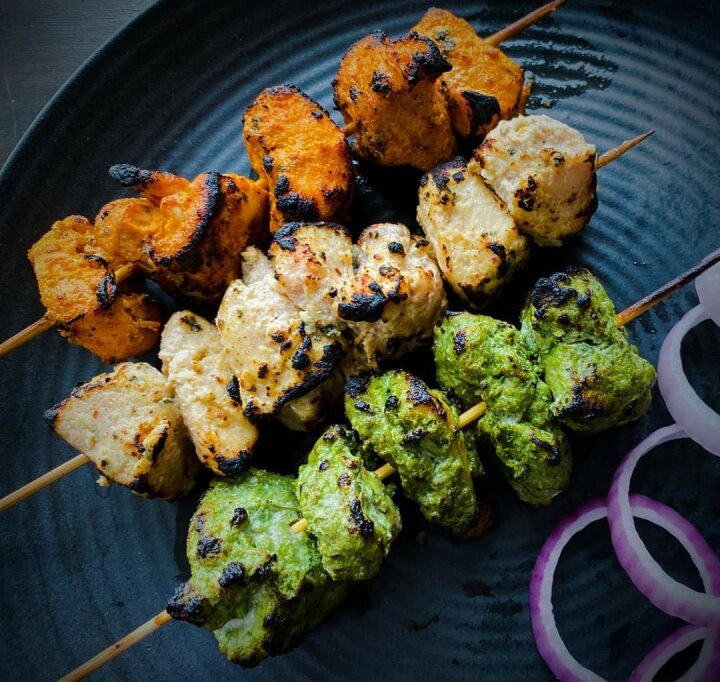 Share pics of your favourite food Mine is chicken tiranga kebab made in ...