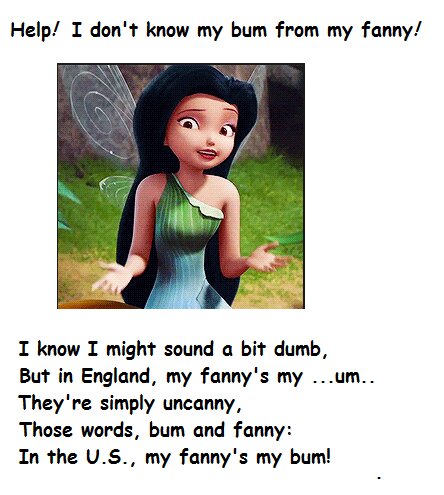 How many names can you think of? Butt booty tushy hiney fanny rump ...