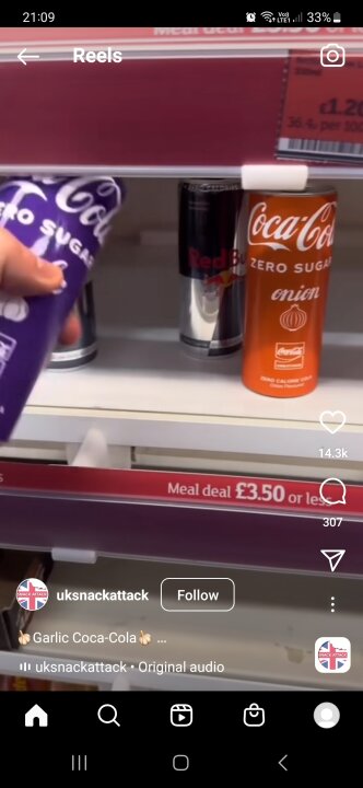 Coca-Cola new flavours 😂 The purple one is garlic flavour | Coca Cola