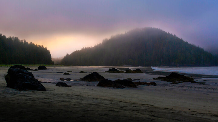 San Josef Bay - Northern Tip of Vancouver Island Sunrise while Camping ...