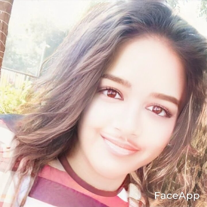 I edited my pic as a girl using faceapp again. How do i look? Edited ...