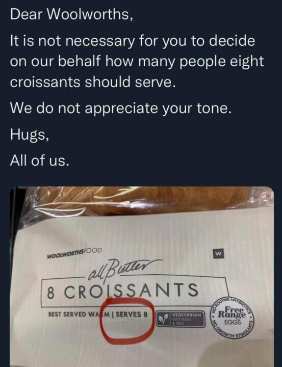 When portion control touches a nerve..... | Funny