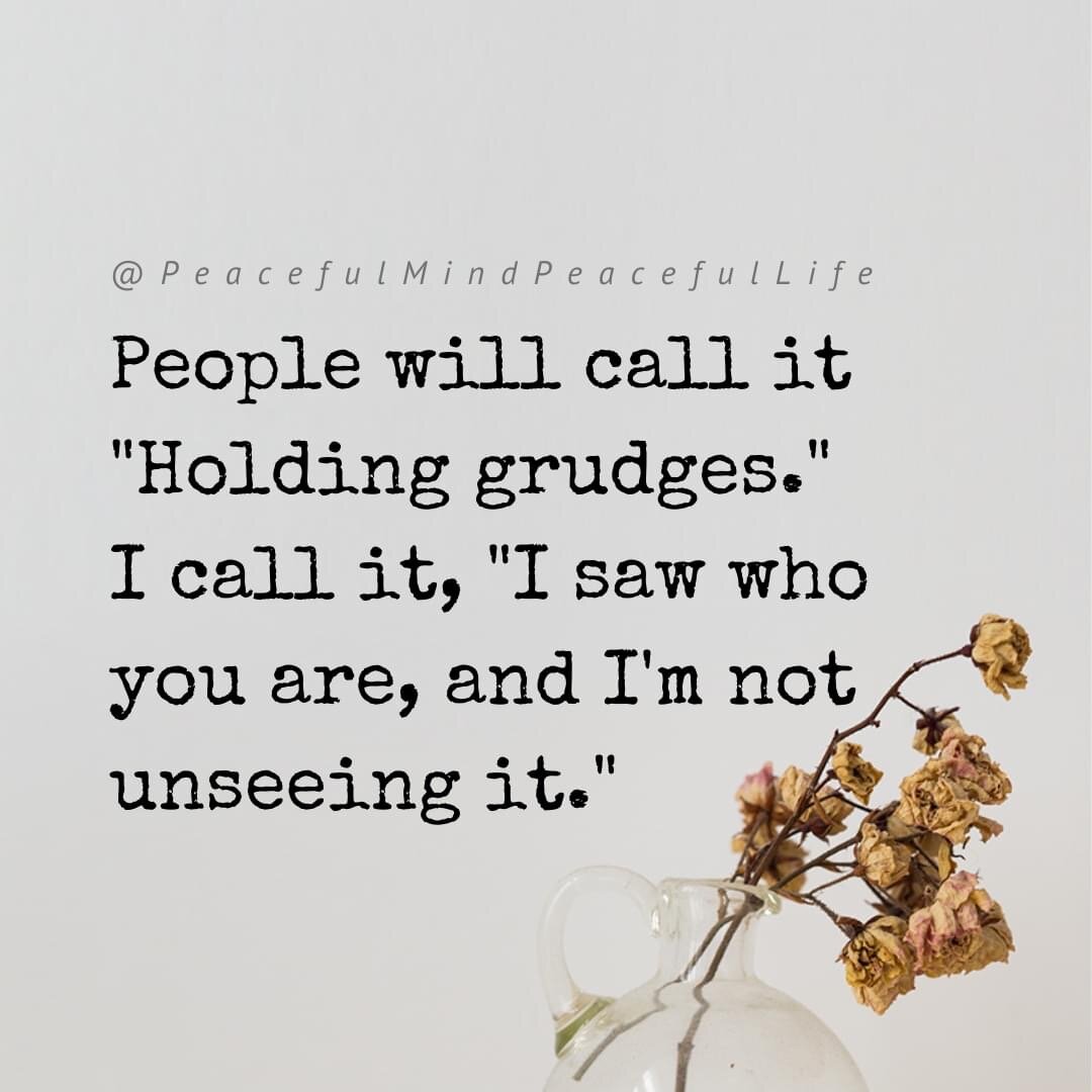 Do you usually hold grudges or are you able to easily forget and let go ...