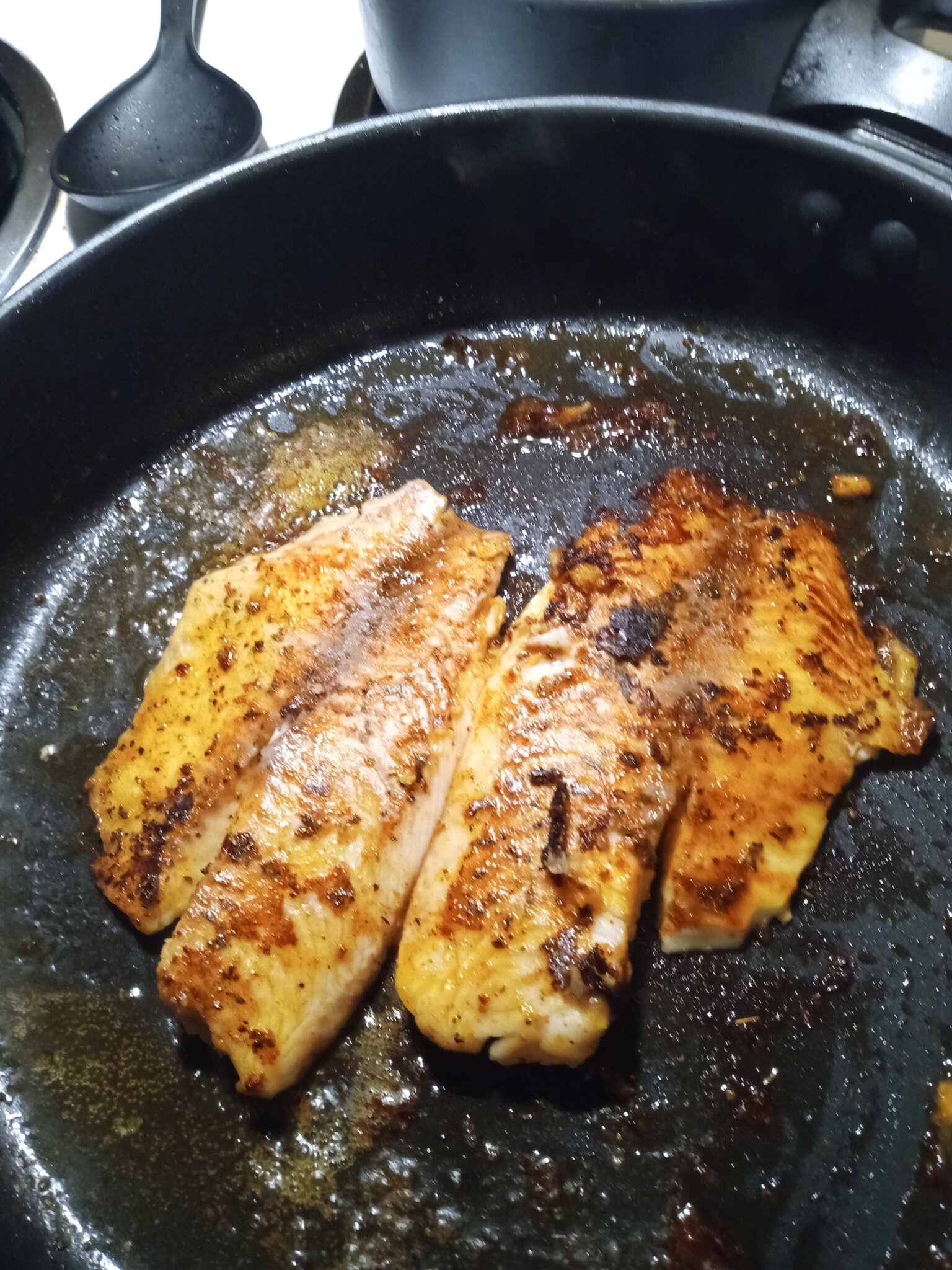 I fried up some fish.. Talapia | Fish & Chips