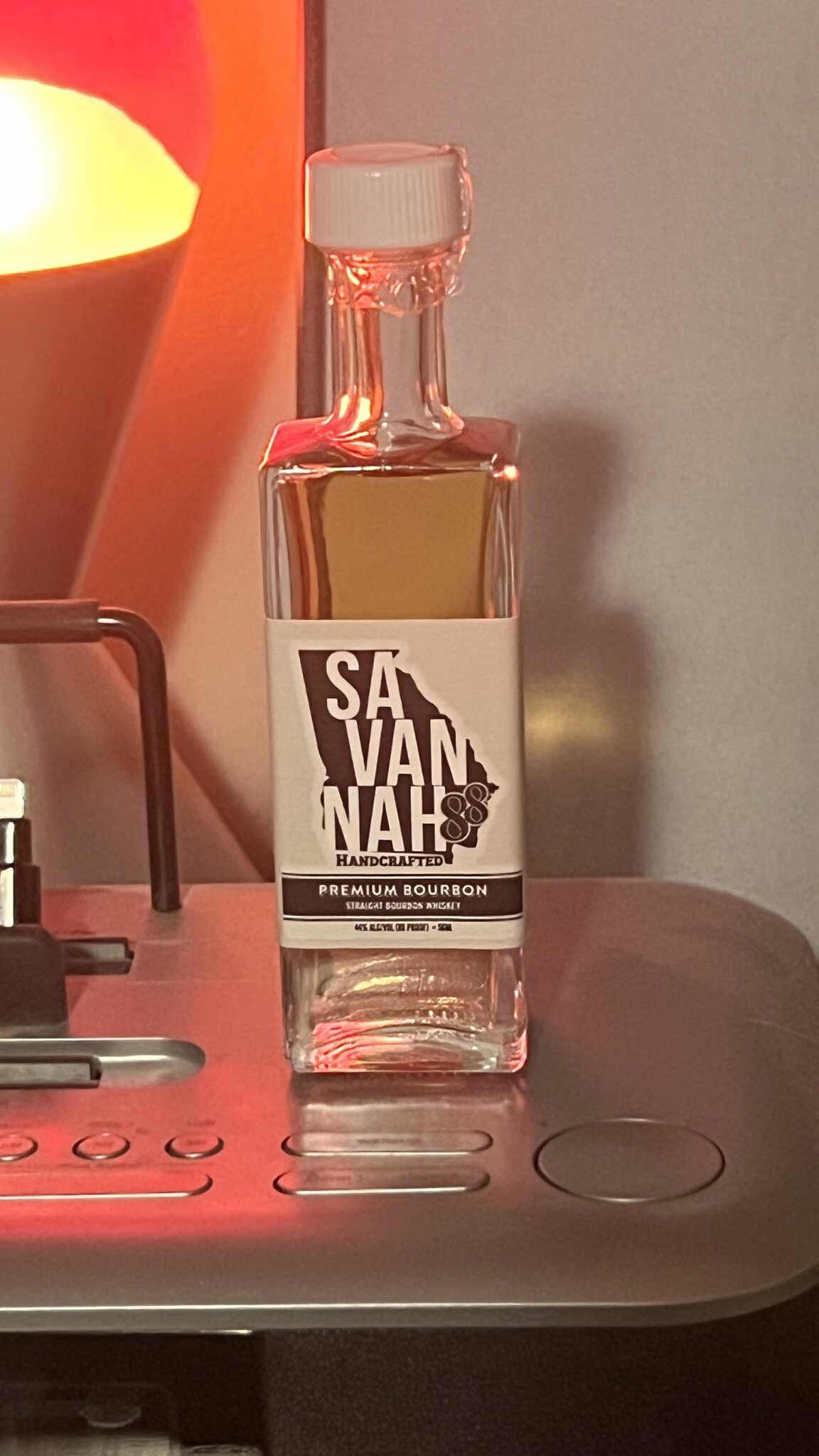 Savannah bourbon! Since the local "Commodore" vodka was, hands down ...