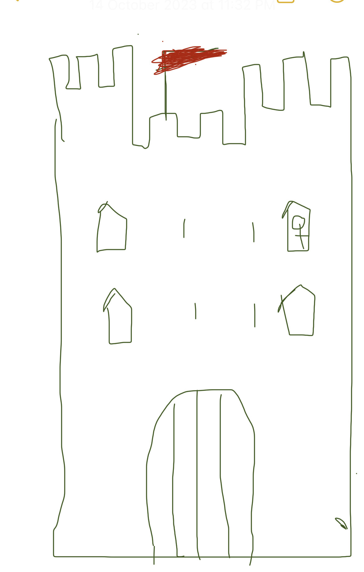 Inktober Day 14: Castle | Inktober