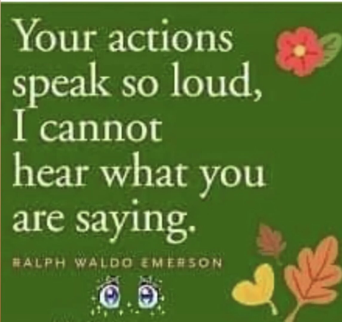 Actions speak louder than words …. Do they really?? Nothing can speak ...