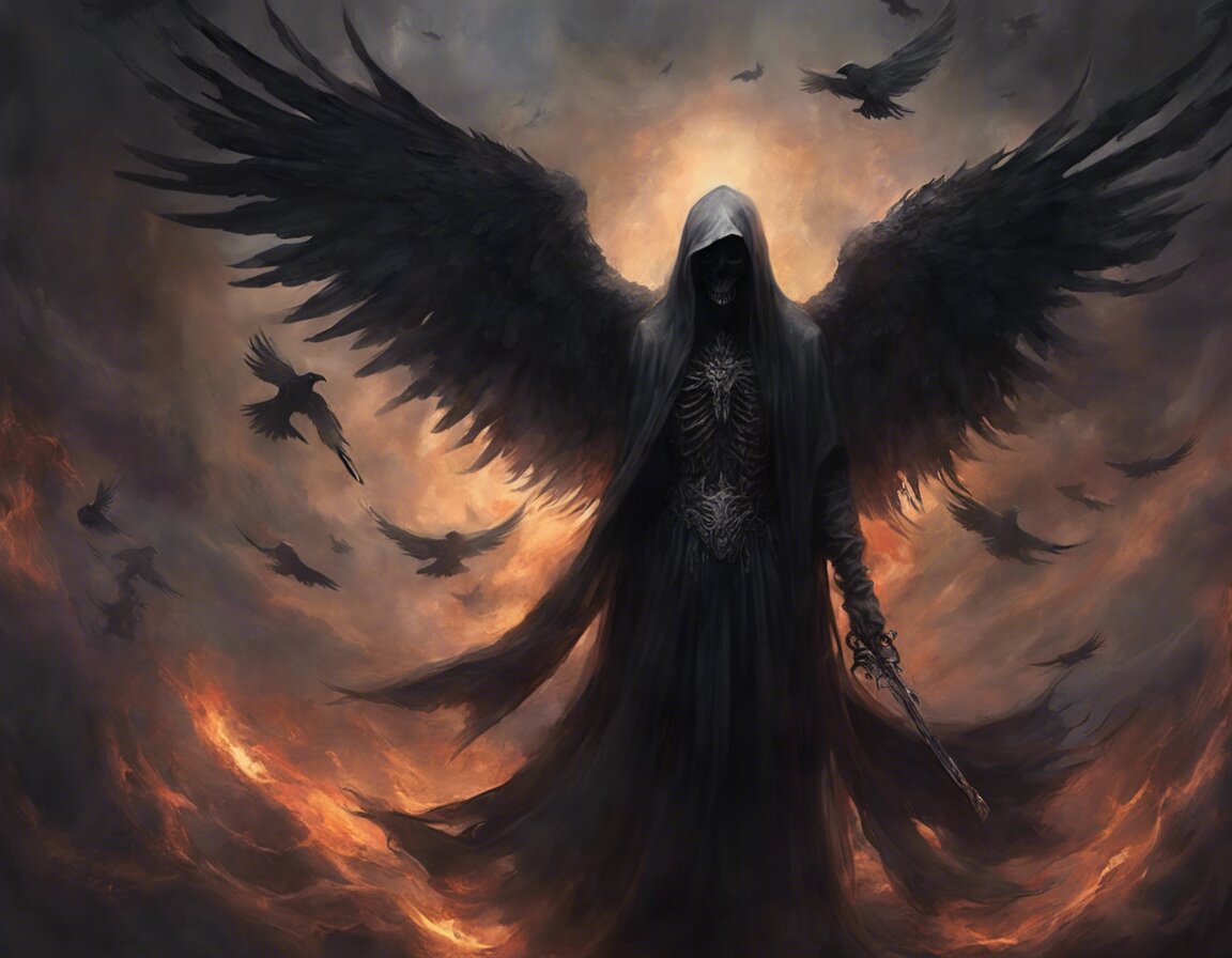 AI created with Ravens of death calling my name The reaper is back with ...