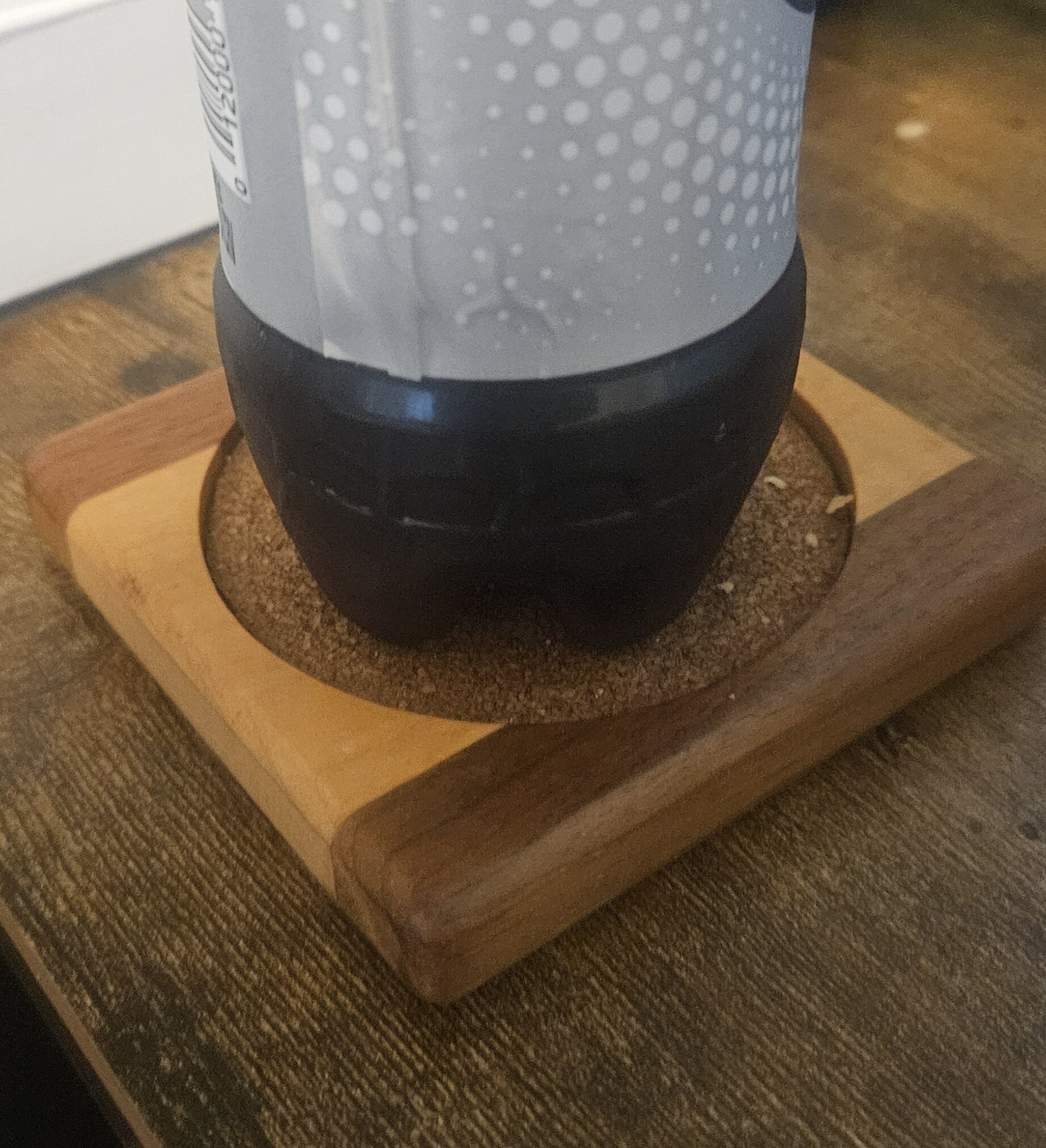 Do you use coasters? Do you have any coasters and actually use them? Or ...