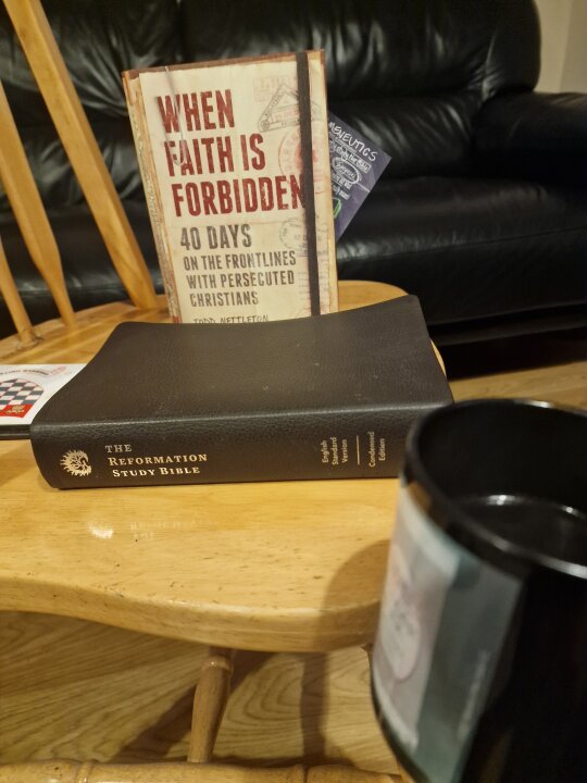 My Ash Wednesday Adding the book "When faith is forbidden" by Release ...