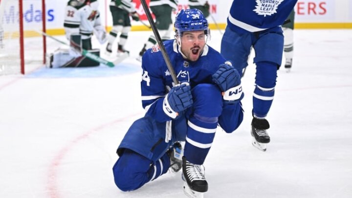 We're missing our star goalie and Auston Matthews gets his third hat ...