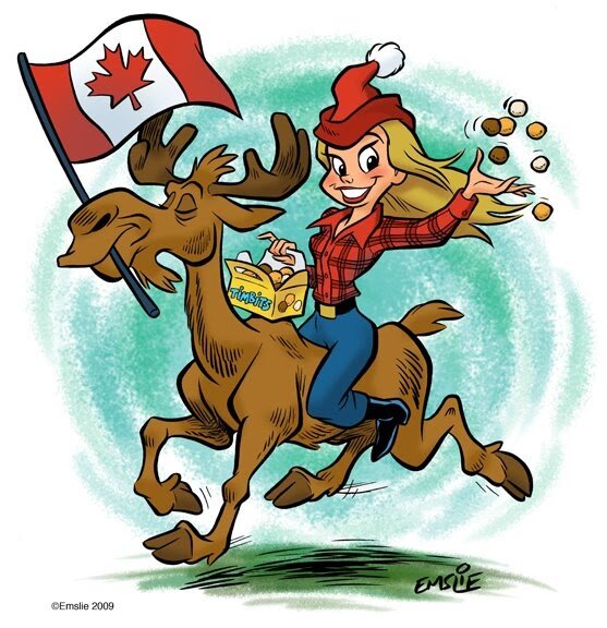 We must secure our border!...With Canada Americans! At any moment hordes of savage Canadians ...