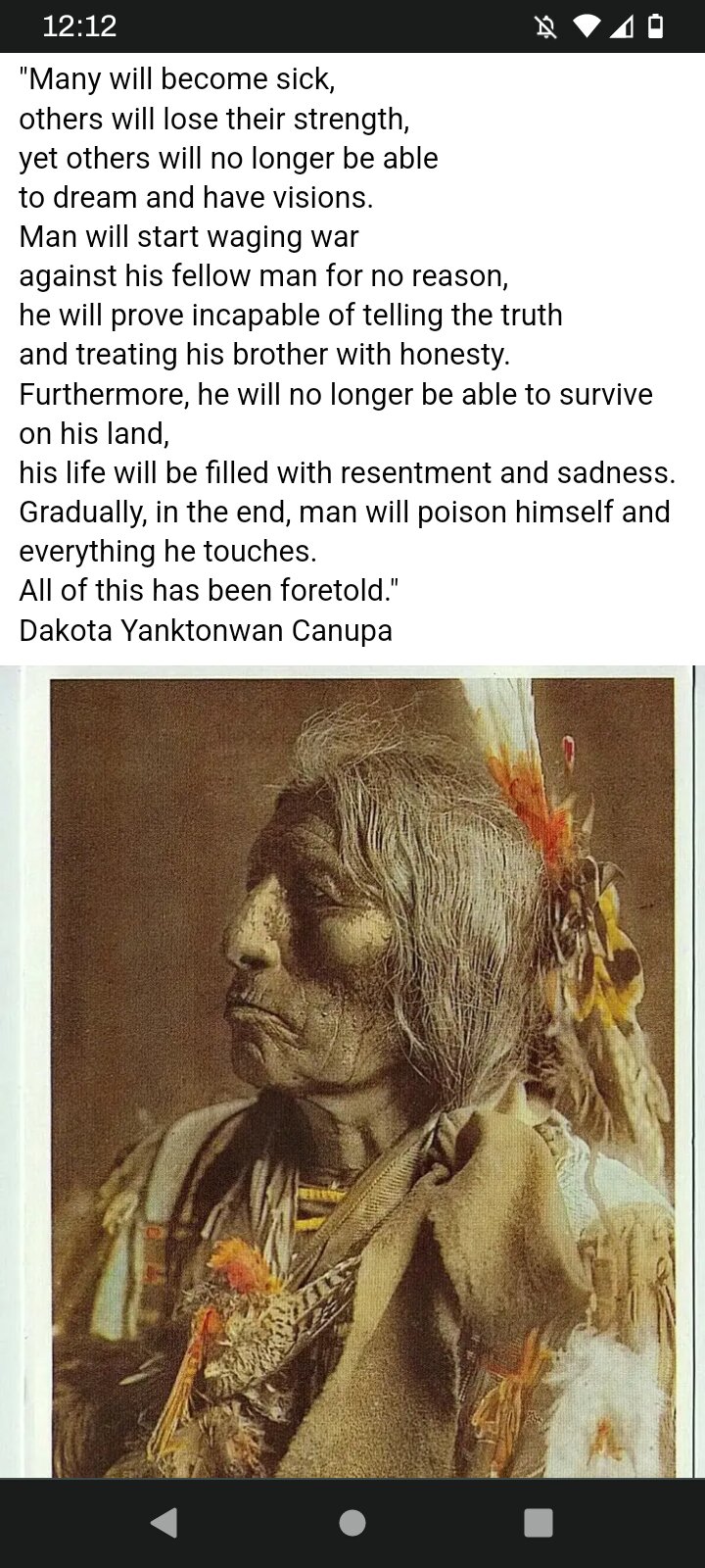 Selfish and destructive creatures | Selfish