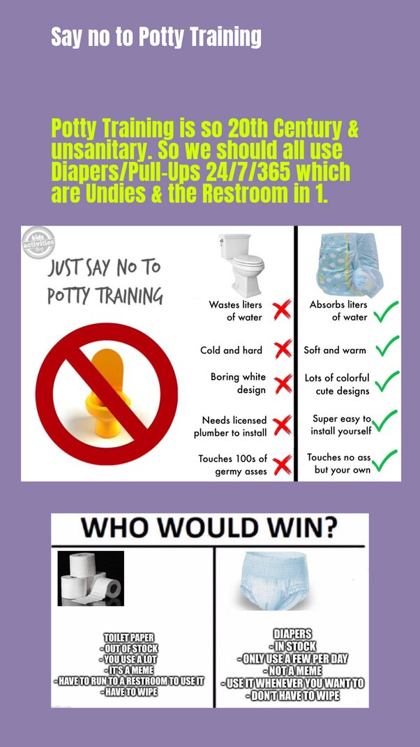 Everyone should poop and pee themselves. the world would be much less ...