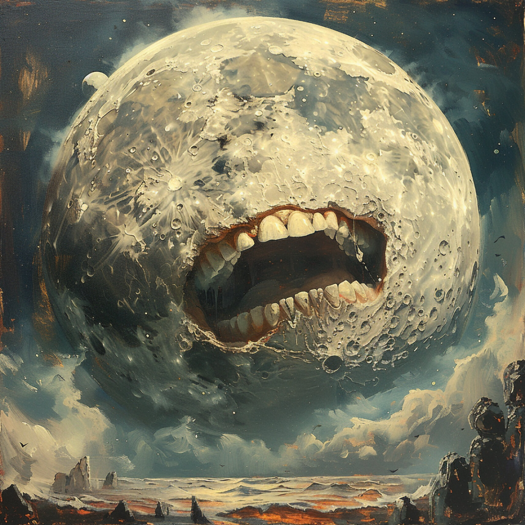 The Devouring Moon I was trying to get an art picture of the moon ...