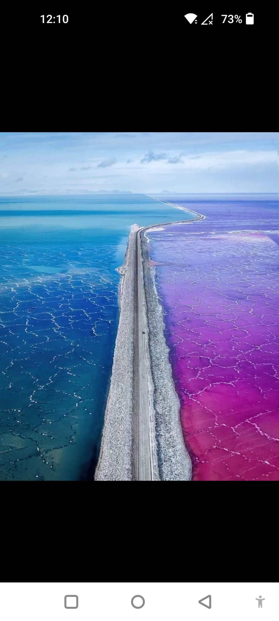 The great lakes The Great Salt Lake in Utah, United States. Fun fact ...