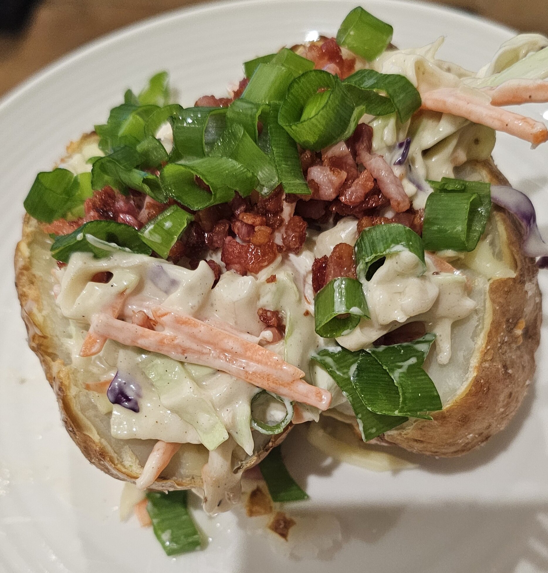 What's for dinner? I made baked spuds.🤤 | Food & Drink