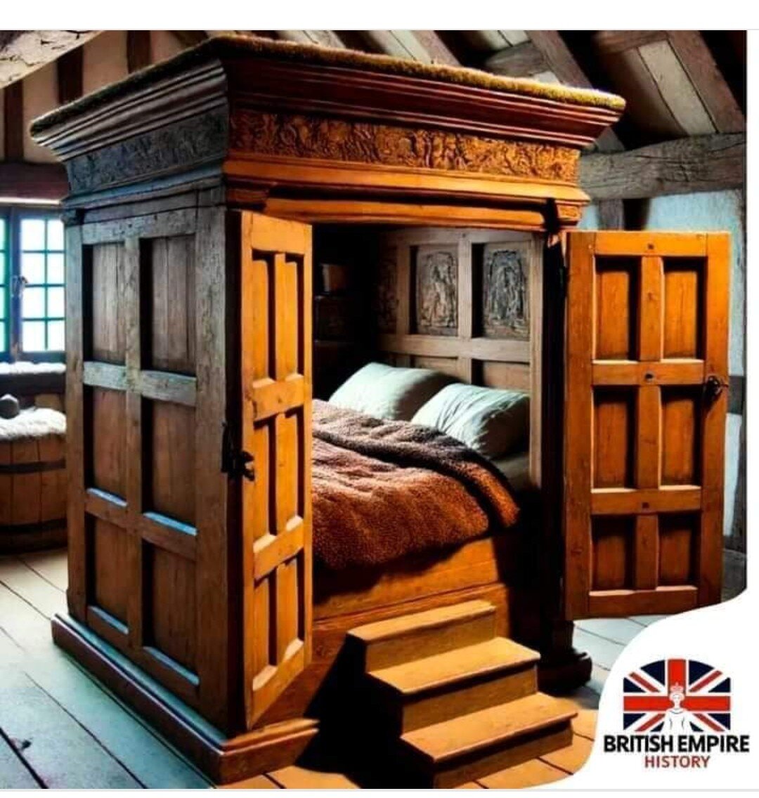 I like this idea Box beds, also known as cupboard beds, were a common ...