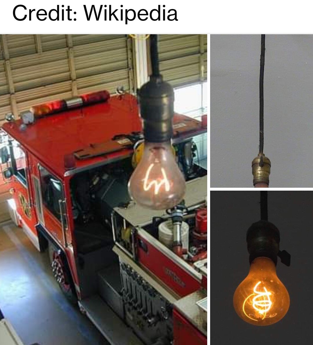 Long life bulb This light bulb has been working for 123 years The ...