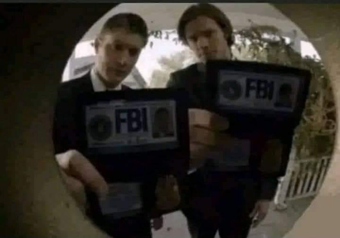 The FBI are at your door. The last saved image is why? Feel free to ...