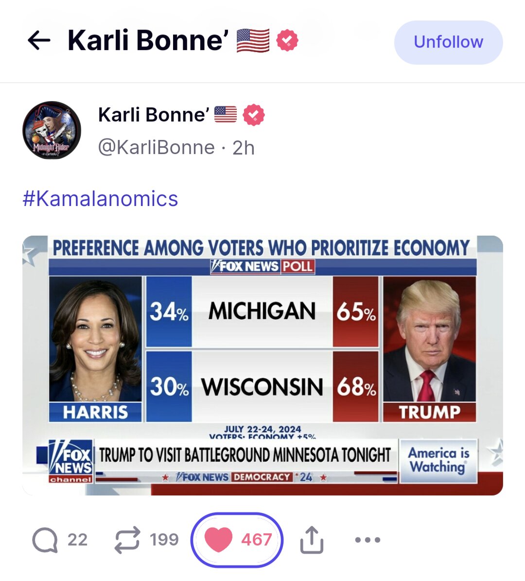Kamala Is Running On Bidenomics Great strategy...if you want to lose 🤣🤣 ...
