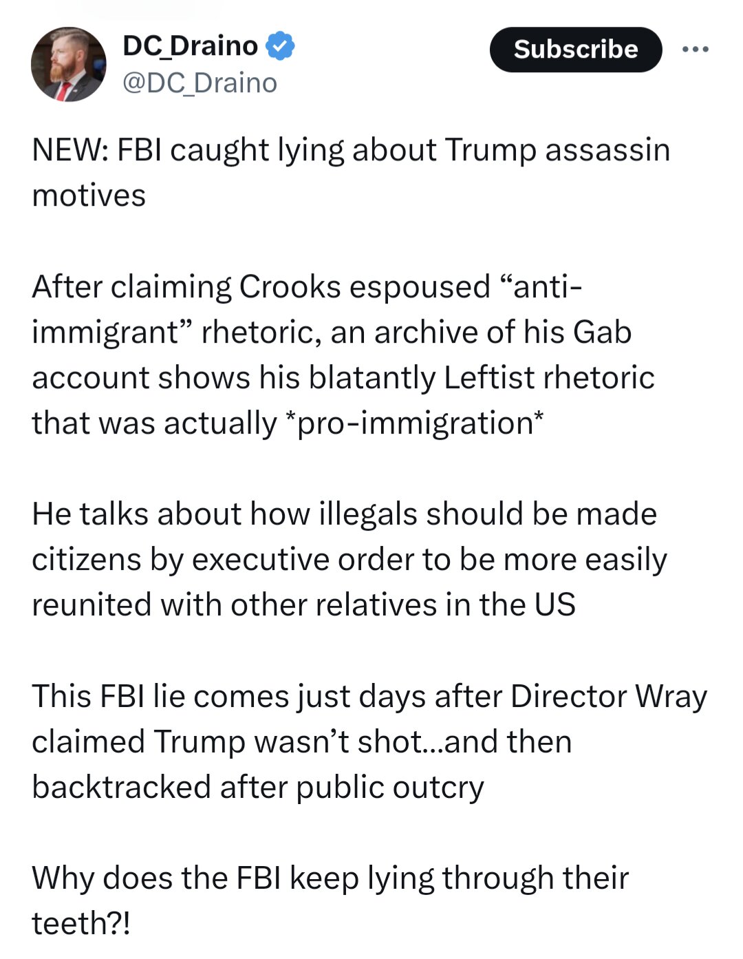 The FBI Gets Caught Lying Again The media told us that Crooks was a ...