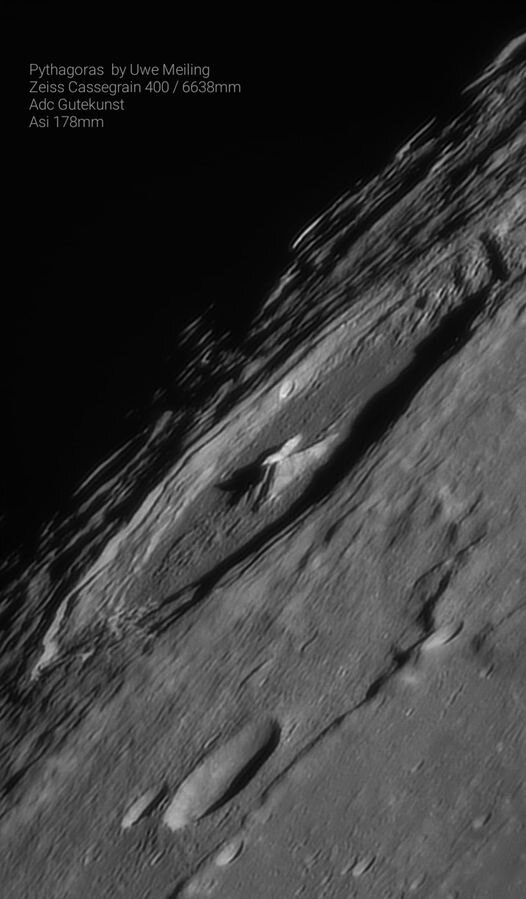 Pythagoras on the moon The Greek philosopher and mathematician ...