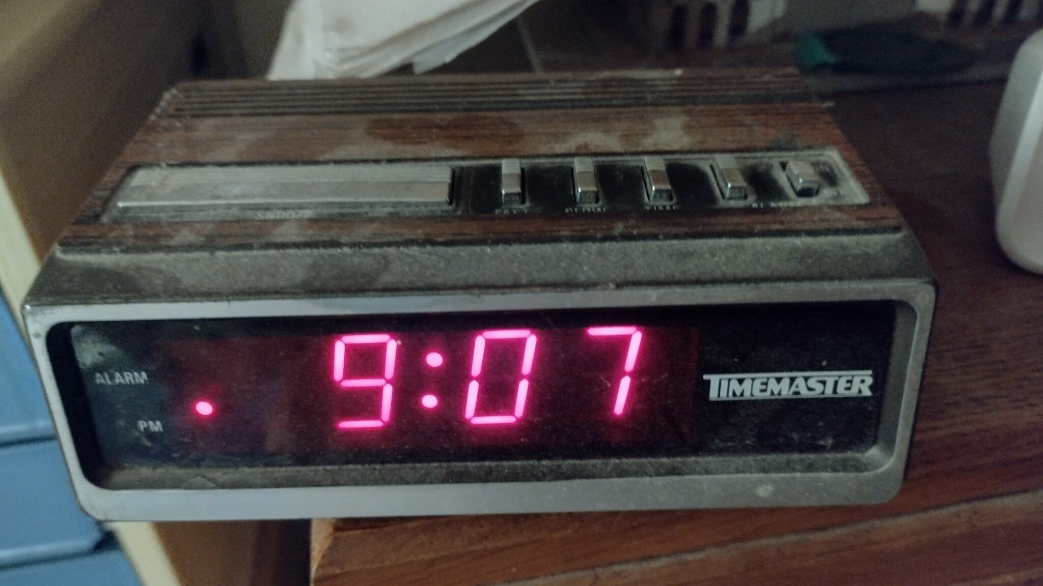 Timemaster LED alarm clock model E 1022 from the 1970s (I think) I ...