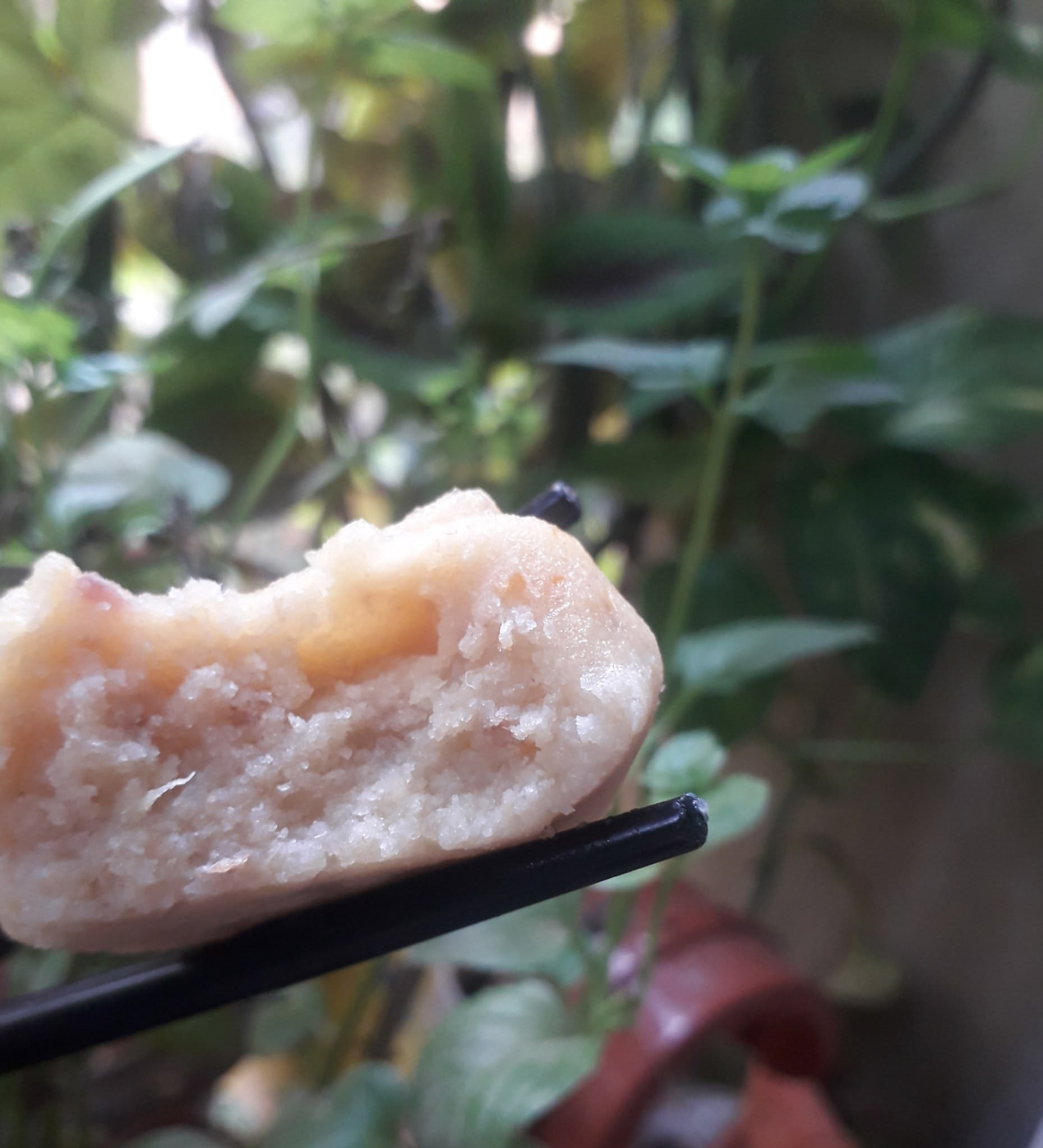 I made deliciously chewy steamed sweet potatoes' cakes 🥮 The original ...