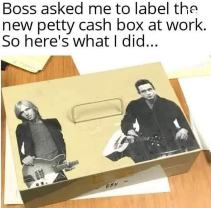 Boss asked me to label the petty cash box at work... | Sense of Humor