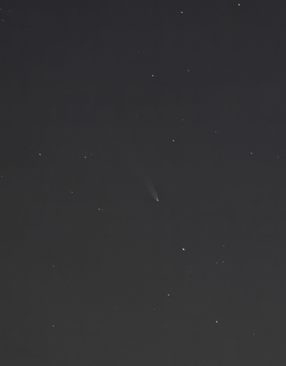 Finally succeeded in getting my own photos of the comet My Comet ...