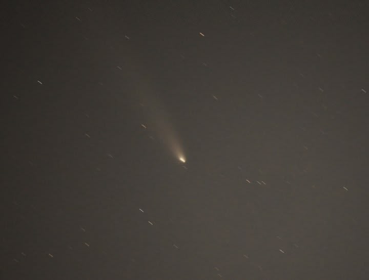 Finally succeeded in getting my own photos of the comet My Comet ...