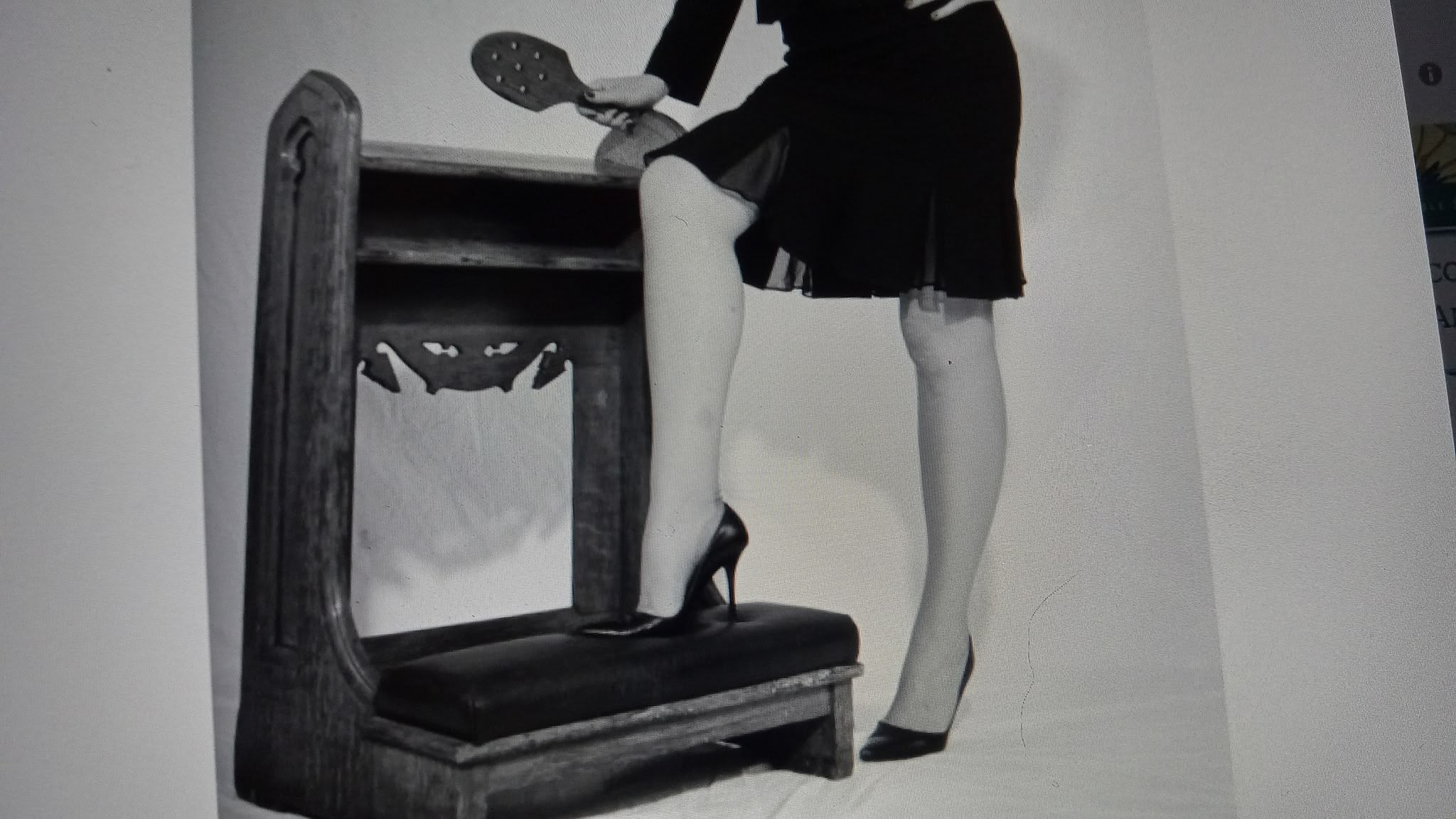 Before the Spanking A lot has happened before a "young lady" stands ...