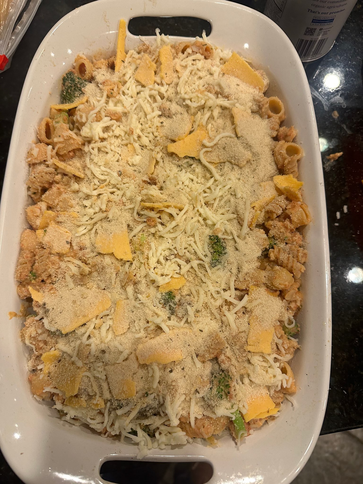 Trying my hand at kitchen sink baked pasta, let’s see how it turns out ...