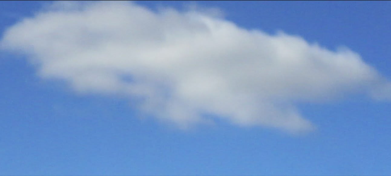 This is an outstanding video of a cloud disappearing before your eyes ...