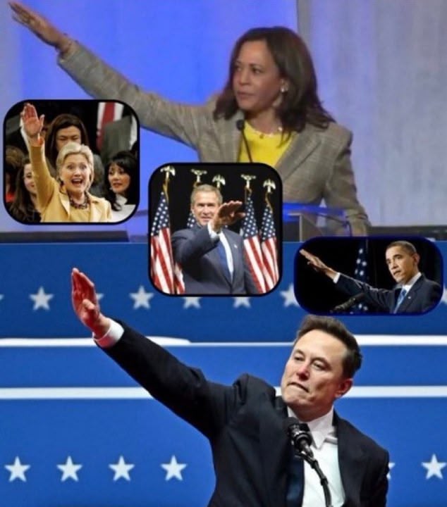 Elon Musk Gives the Sieg Heil Salute to Donald Trump's Victory at D.C ...