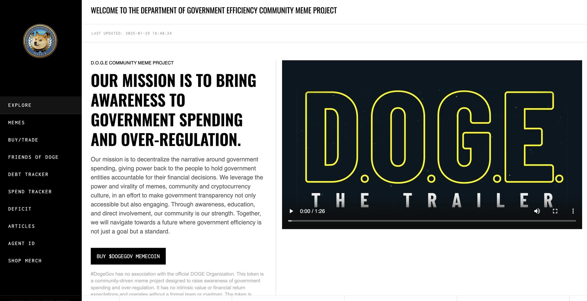 What is DOGE? And Does This Sound Right? Out of curiosity, I visited ...