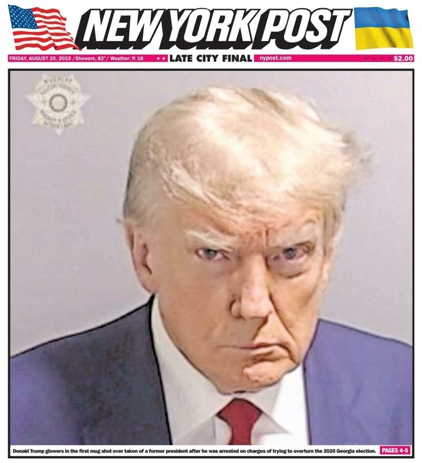 "Trump Mugshot" at white House to negotiate better with World Leaders ...