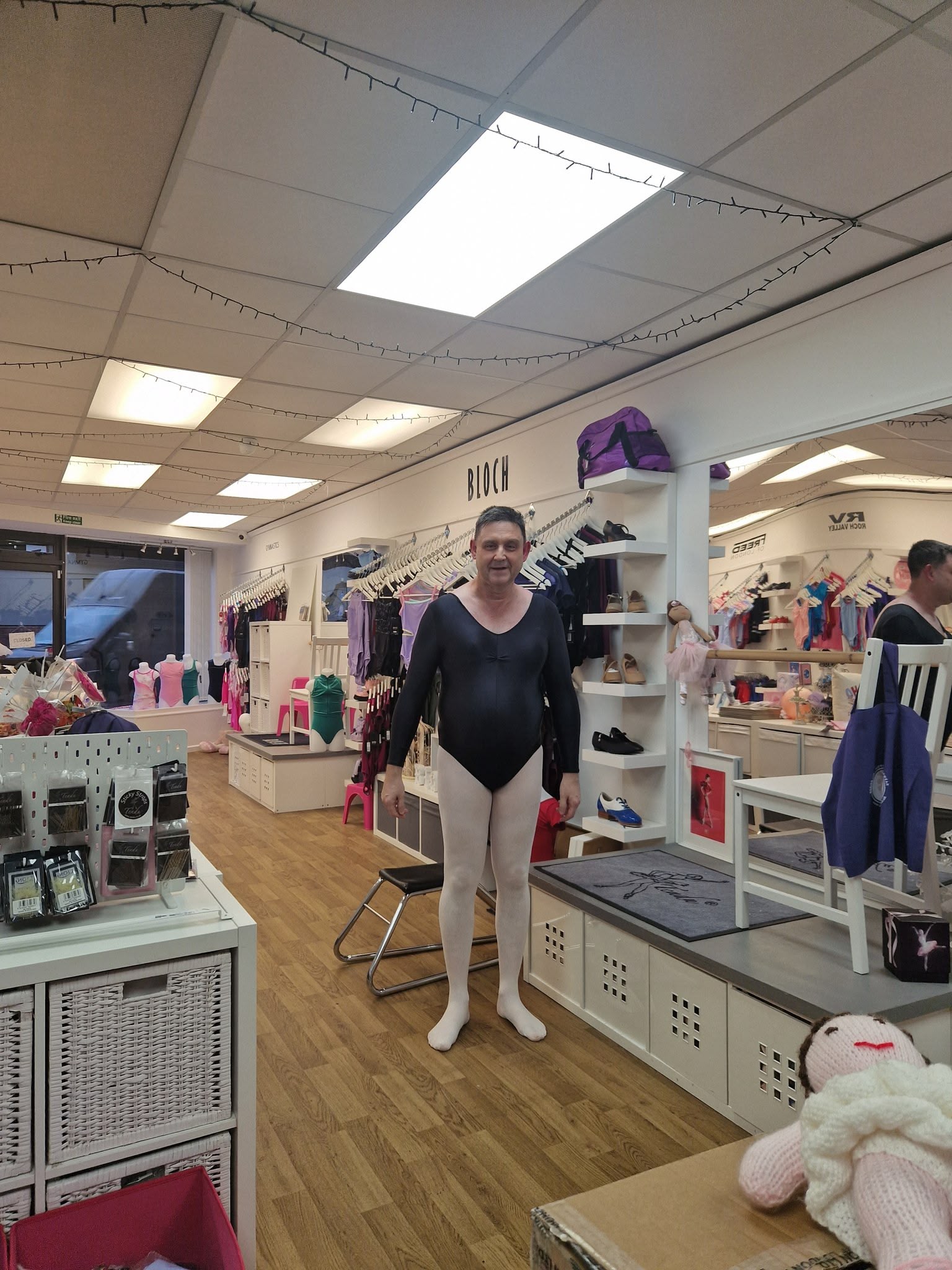 Black leotard white tights sissyfication Bought new white tights ...