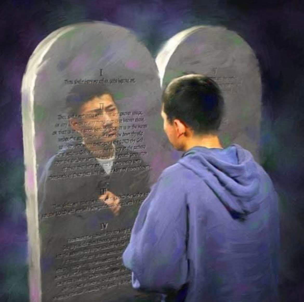 The law is a mirror which reflects man's sinful condition and inability ...