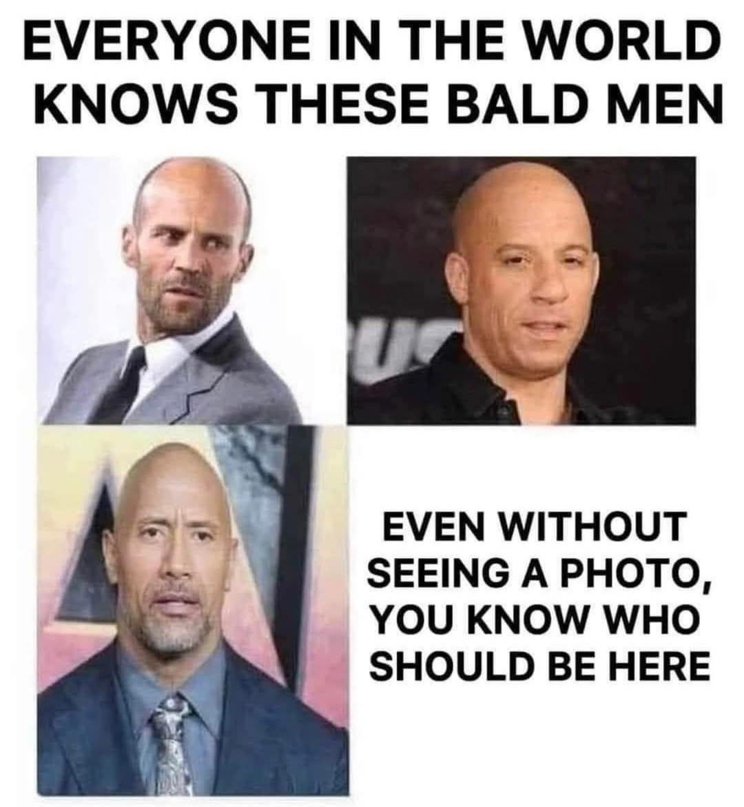 Why are the most powerful characters always bald? | Memes