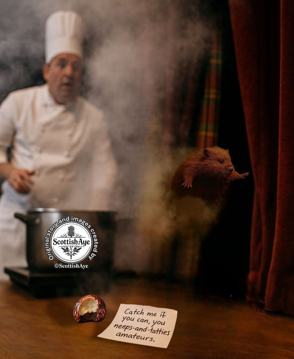 Haggi Houdini Haggi Houdini Escapes Boiling Pot in Daring Culinary ...