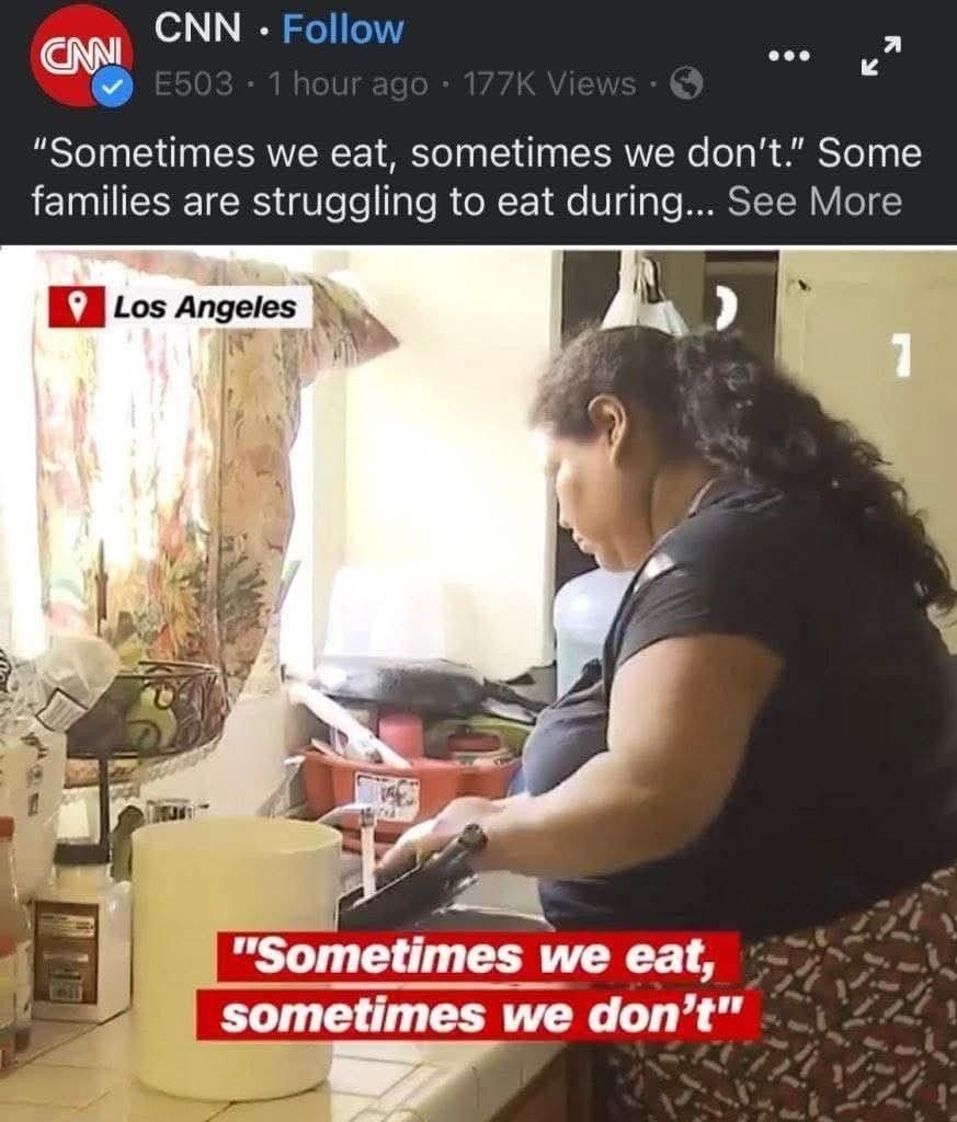 PRESIDENT TRUMP goes after food stamp fraud NO! Truly needy starving ...