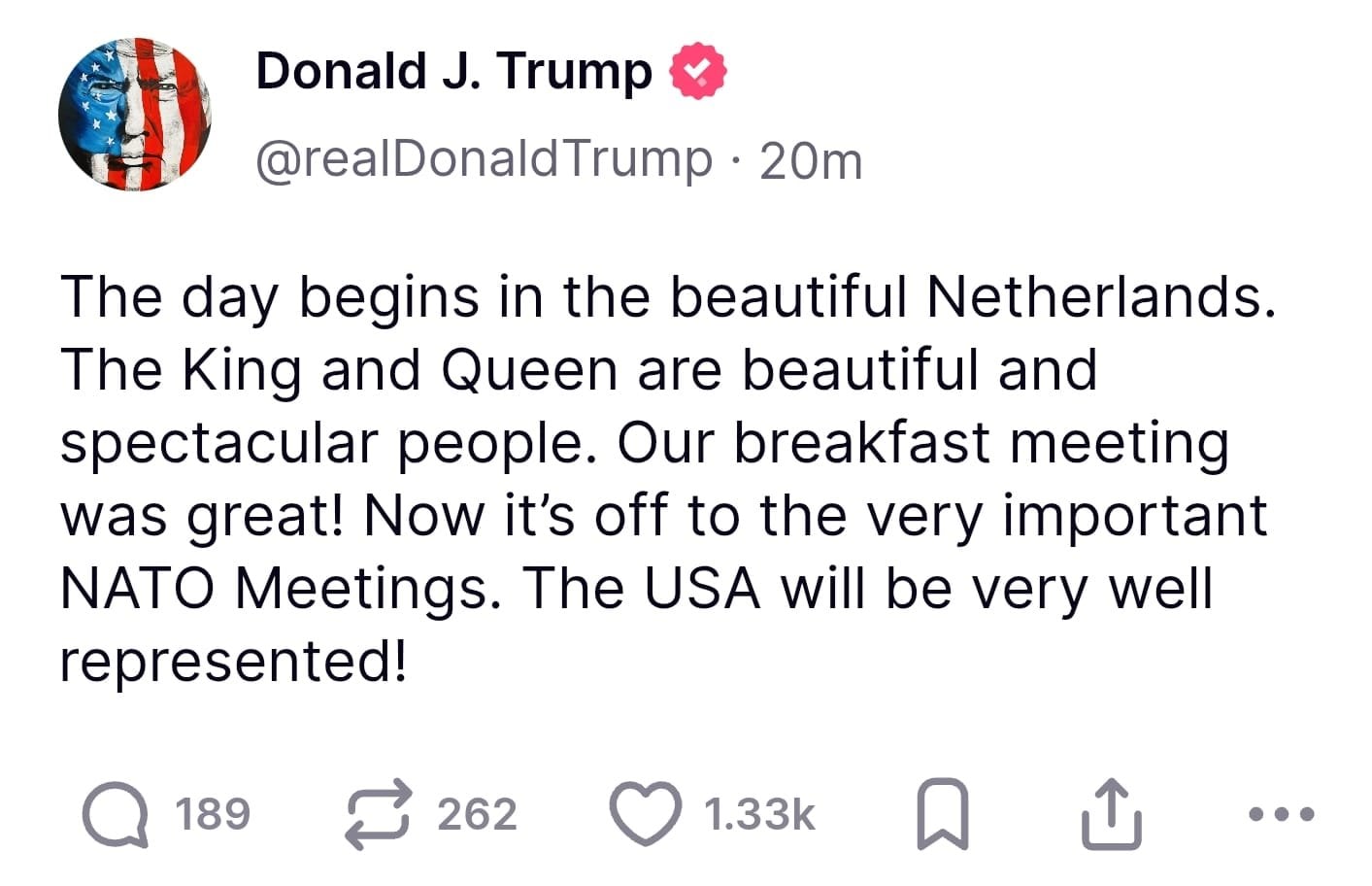 Trump found a better place to stay during the NATO summit 😁 | Donald Trump