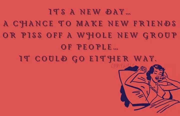 Good freaking morning. I mean. Yay! Morning | Random Thoughts