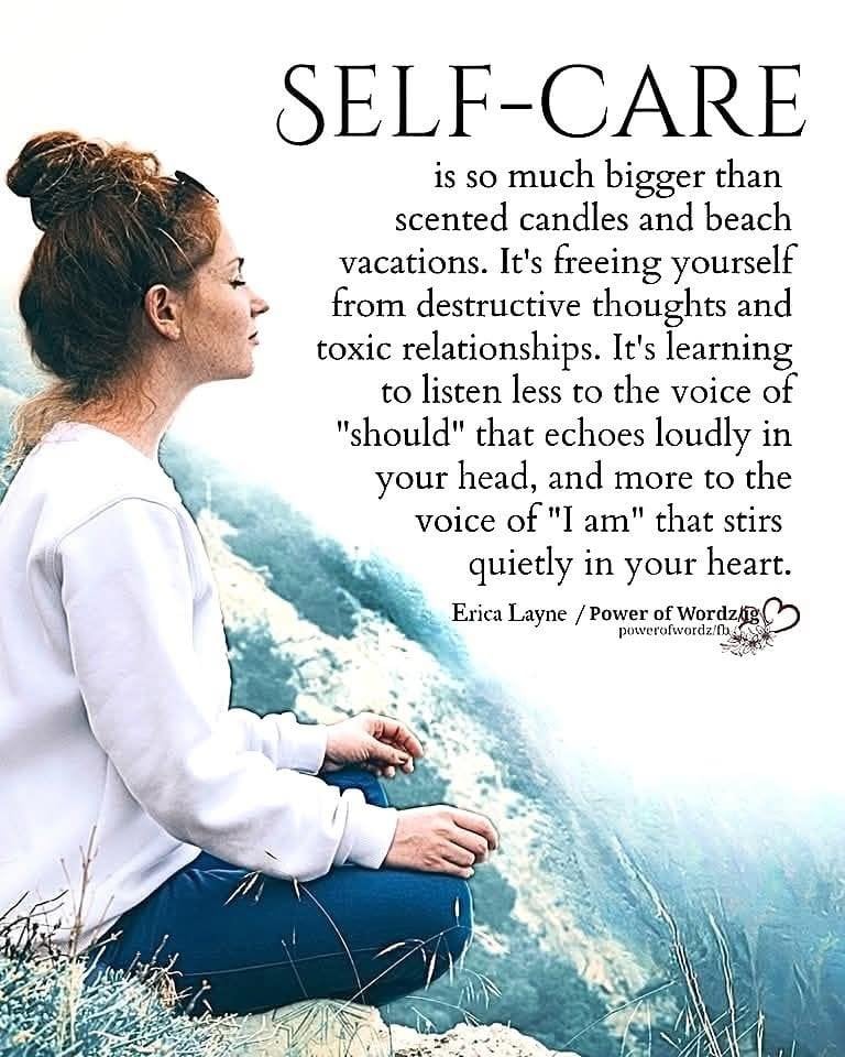 Here is a little self-help advice from me to you all that need it or ...