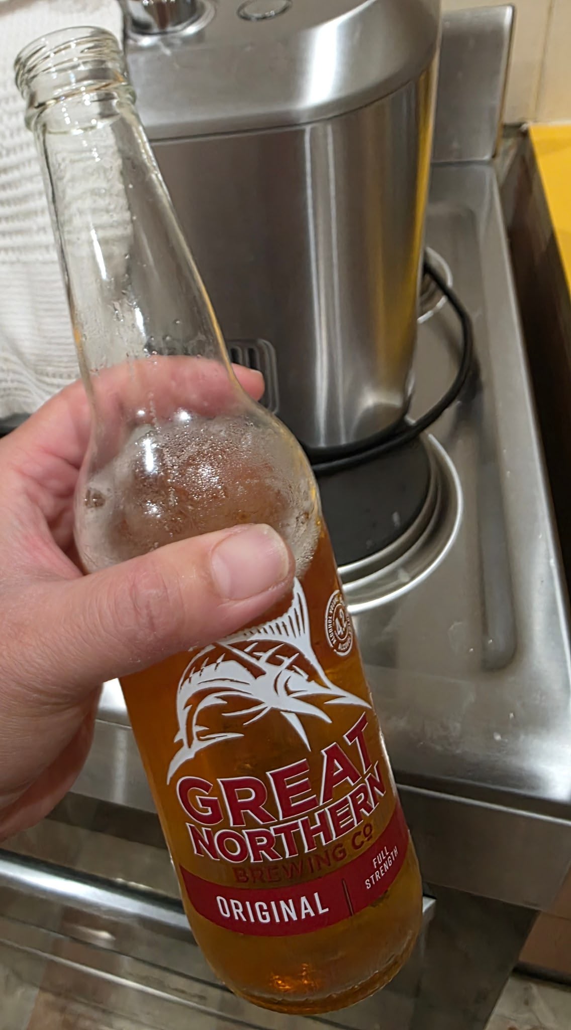 And for drinks? Rubbing alcohol for outside boo boos Drinking alcohol ...