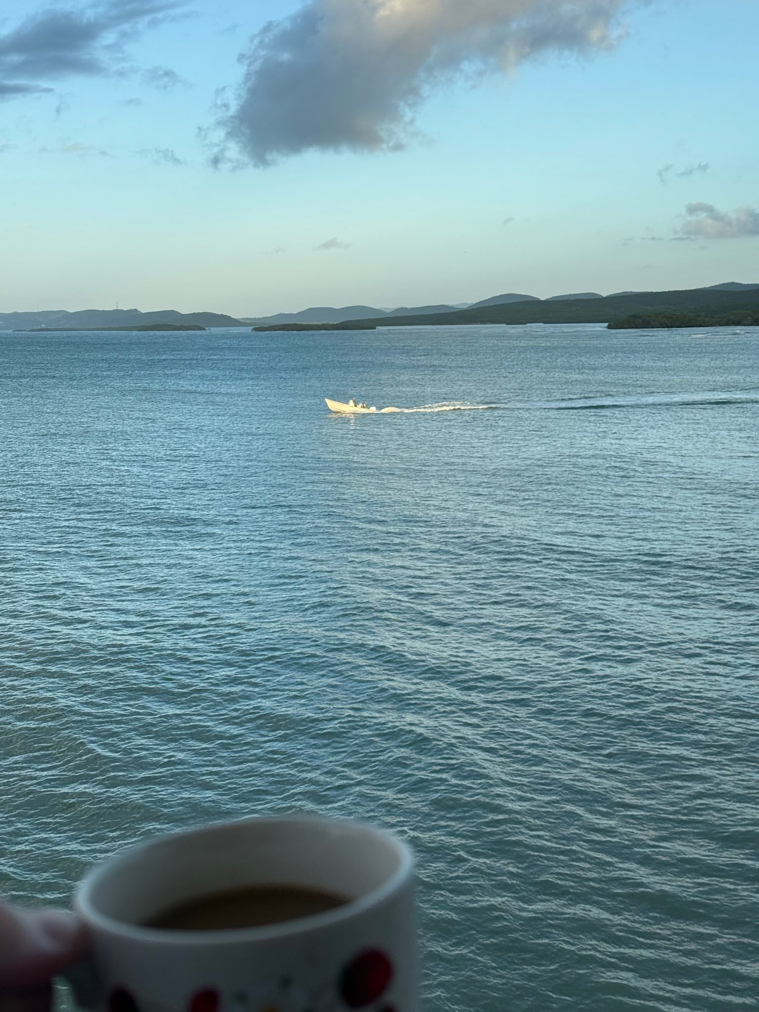 Good morning, coffee time Same routine new views for my morning coffee ...